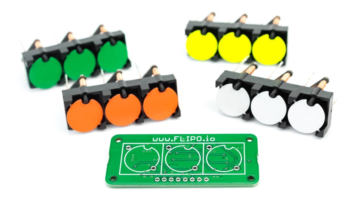 1×3 Flip-disc Display – Flipo