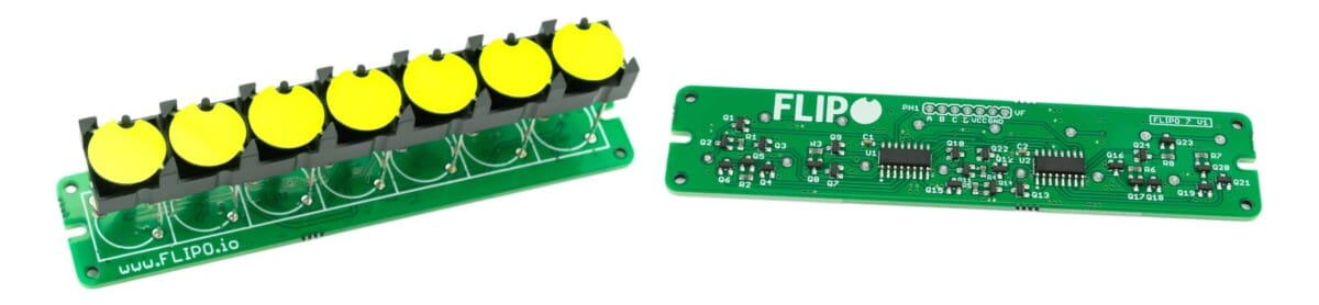 1×7 Flip-disc Display – Flipo