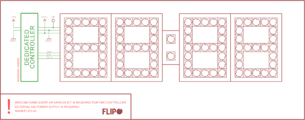 2×1 Flip-disc Display – Flipo