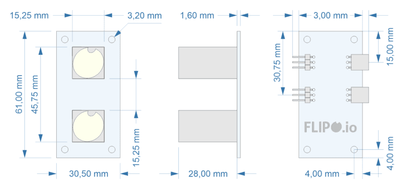 2×1 Flip-disc Display – Flipo