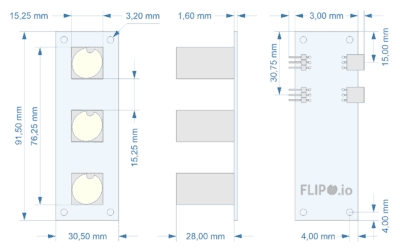 3×1 Flip-disc Display – Flipo