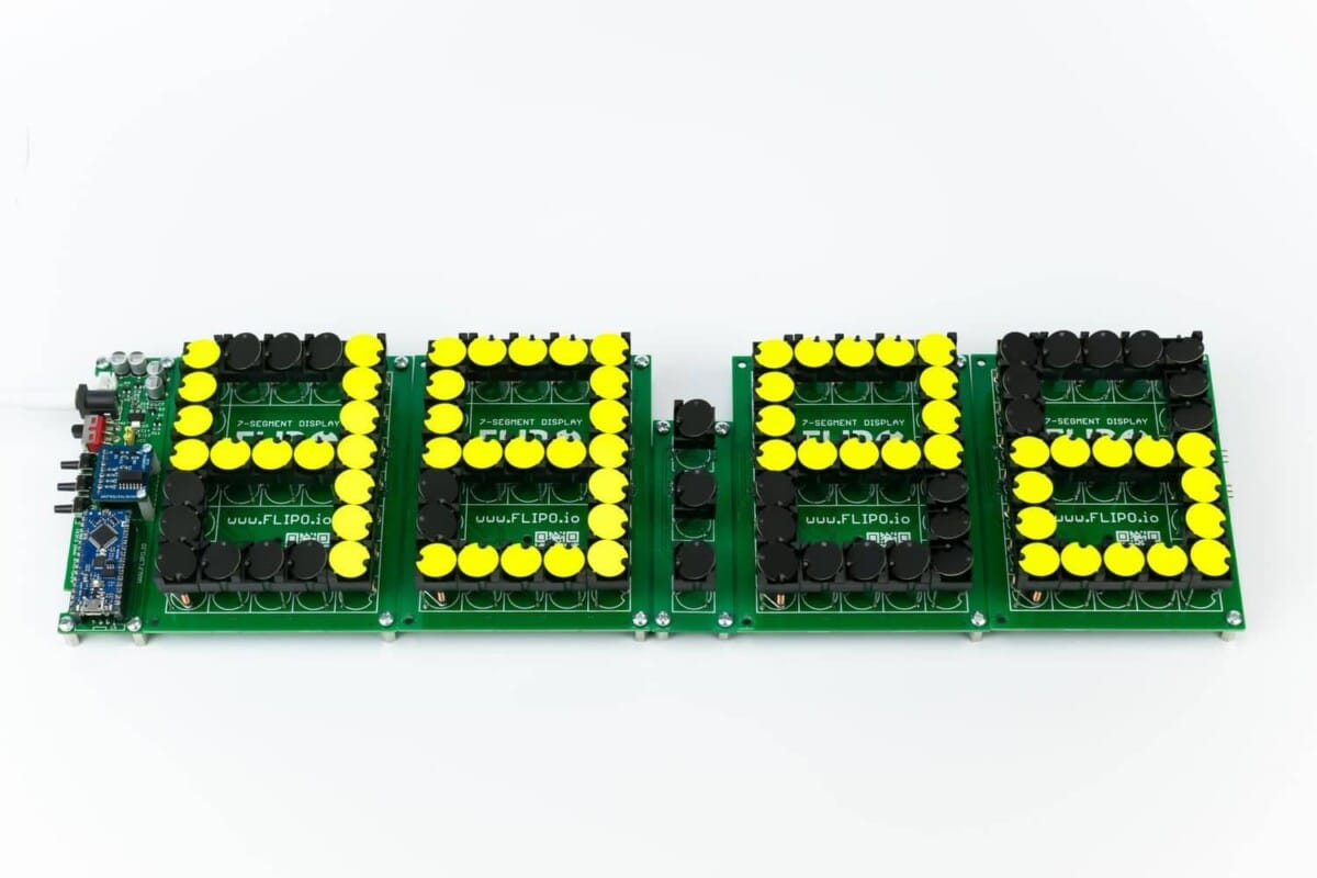 7-Segment Flip-disc Display – Flipo