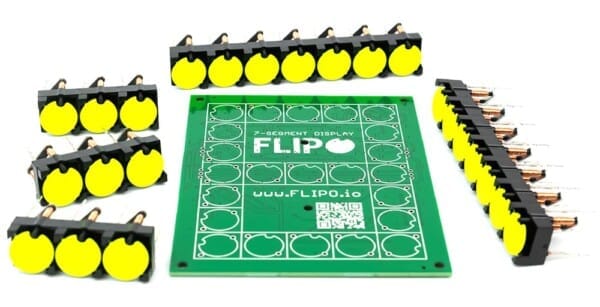 7-Segment Flip-disc Display - Flipo